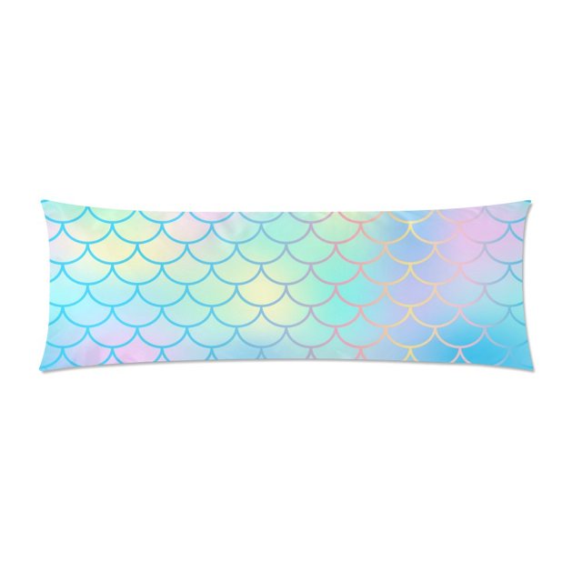MKHERT Mermaid Skin Surface Body Pillowcase Pillow Protector Cushion ...