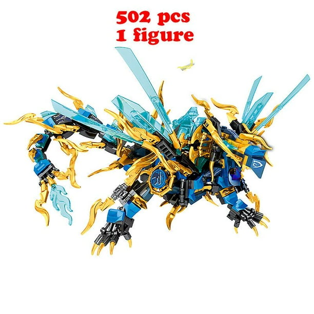 Ninja Legacy Fire Legendary Thunder Dragon Evo Blue Red Battle Figure ...