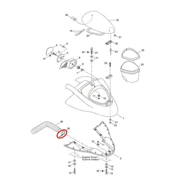 Sea-Doo New OEM PWC Spark Cargo Net Mesh Storage Bag, 295100559 ...