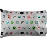 Jay Franco Minecraft Monster Hunters Twin Sheet Set, 3 Piece Kids ...