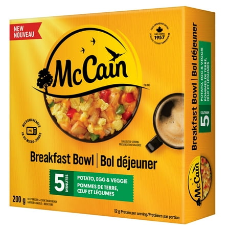 McCain® 5 Minute Potato, Egg and Veggie Breakfast Bowl | Walmart Canada