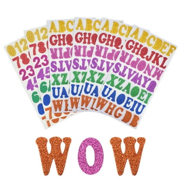 Adhesive Sticky Stick Alphabet Foam Letters - 1/2" - Craft Supplies ...