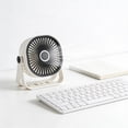 AZXY Portable Desk Fan, Small Fans That Blow Cold Air, USB Rechargeable ...