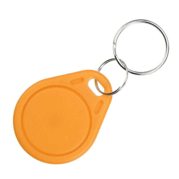 Uxcell 13.56MHz Read Only RFID Proximity IC Card Key Fobs Yellow 10 ...