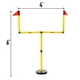 Franklin Sports 2 Goal Adjustable Football Post Set - Walmart.com