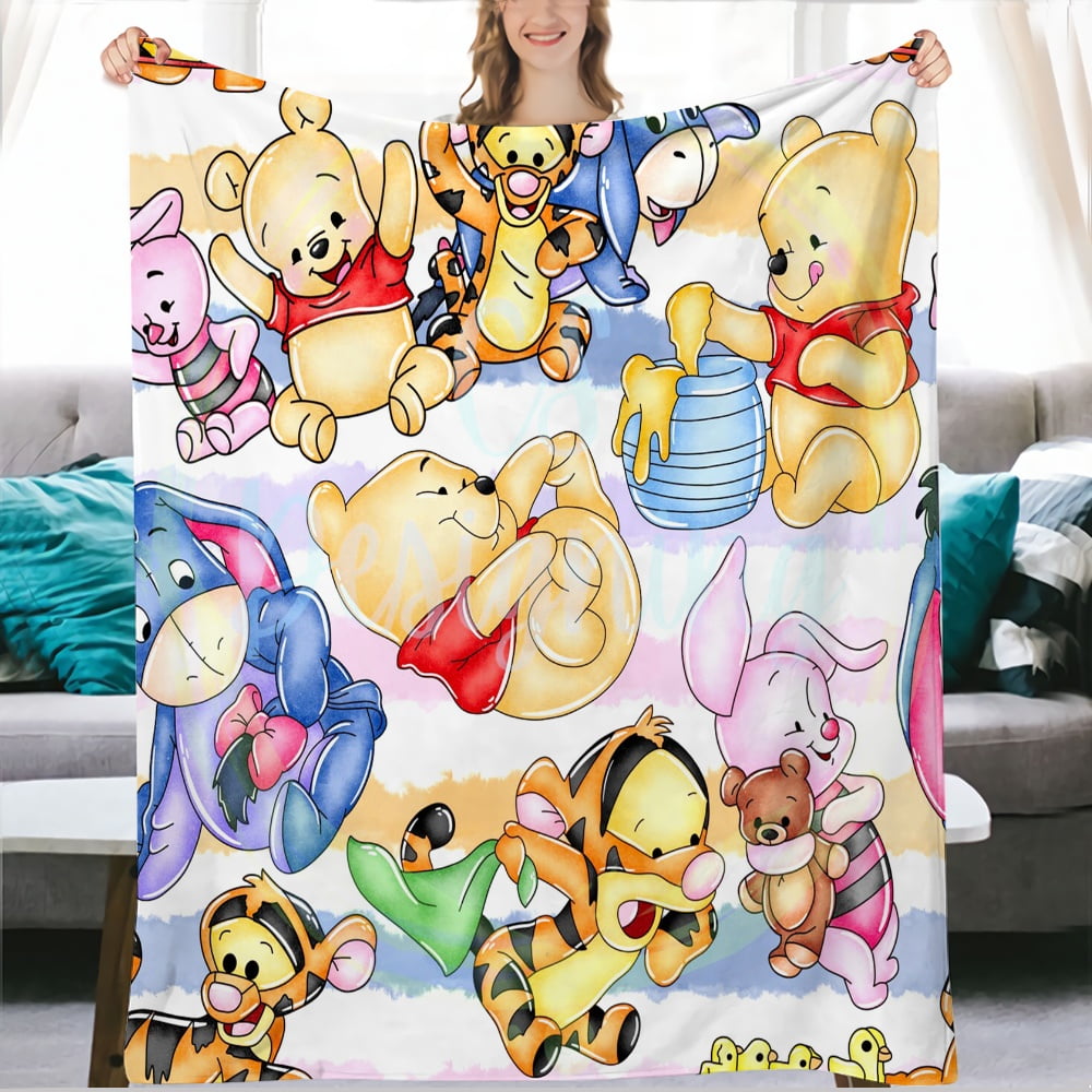 Mickey Mouse Characters Cartoon Blanket Anime Throw Blankets for Boys ...