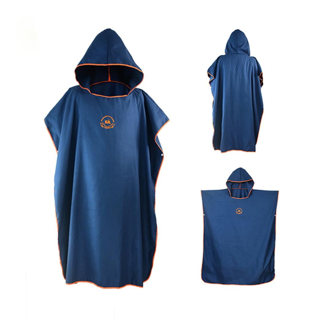 LiveGo Surf Beach Poncho Microfiber Surf Beach Wetsuit Quick-Drying ...