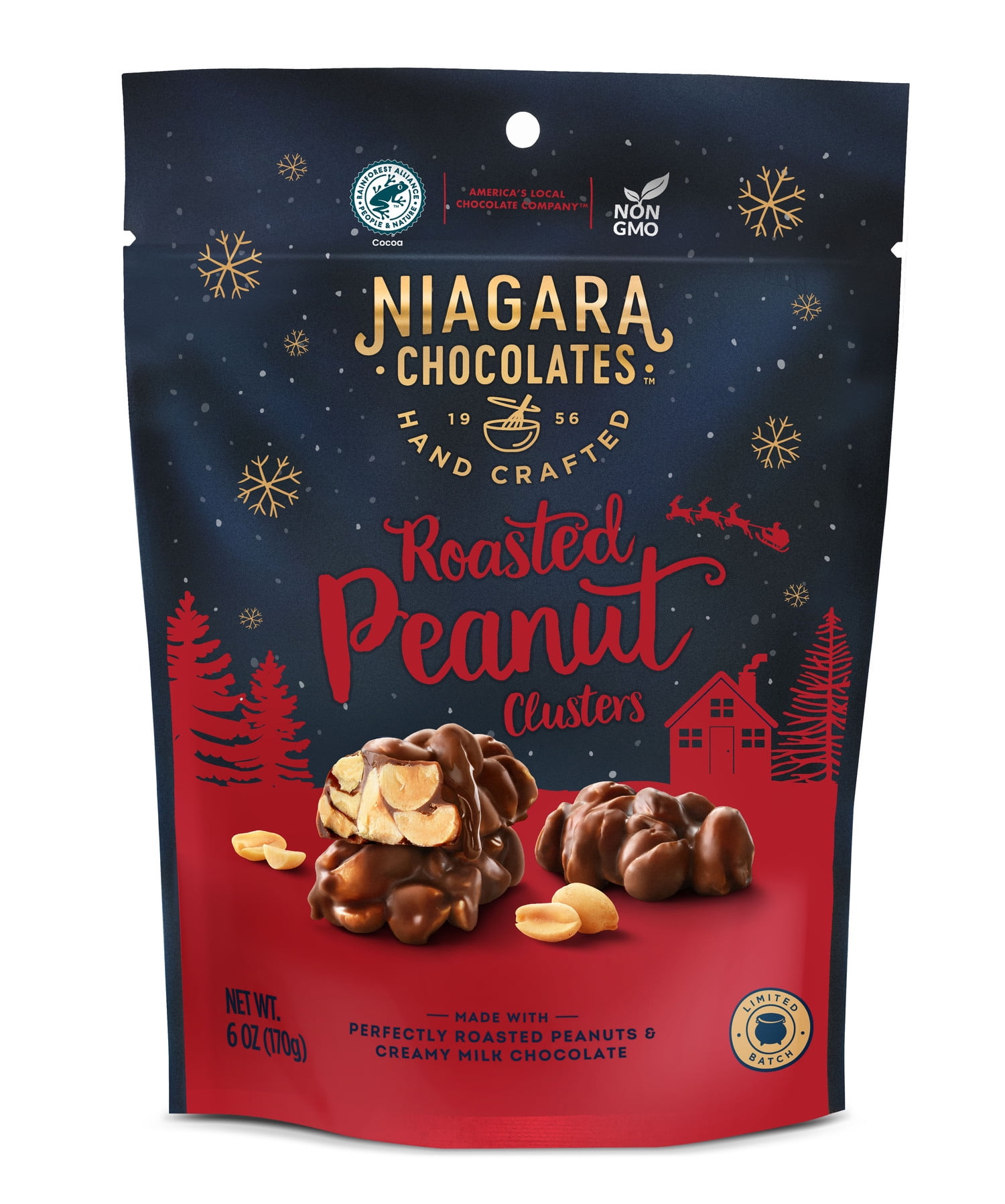 Buy Niagara Chocolates Premium Non-GMO Milk Chocolate Roasted Peanut ...