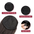 Long Straight Drawstring Ponytail Extension 18 Inch Heat Resistant ...