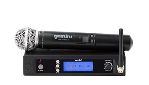 Gemini, Single Wireless Microphone System, Professional Handheld Long ...
