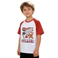 Curuila Kids Boys T Shirts Lightweight Crew Neck Letter Print Short ...