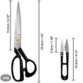 Handi Stitch 10 Inch Tailor Scissors & Thread Snipper - Stainless Steel ...