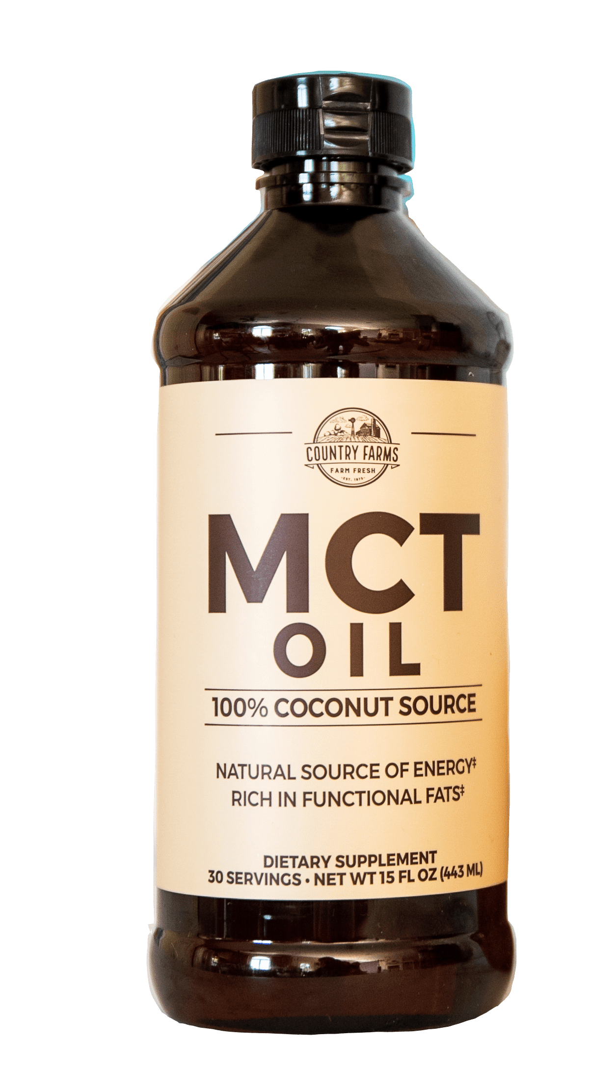 Country Farms MCT Oil Dietary Supplement, 15 fl. oz., 30 Servings ...