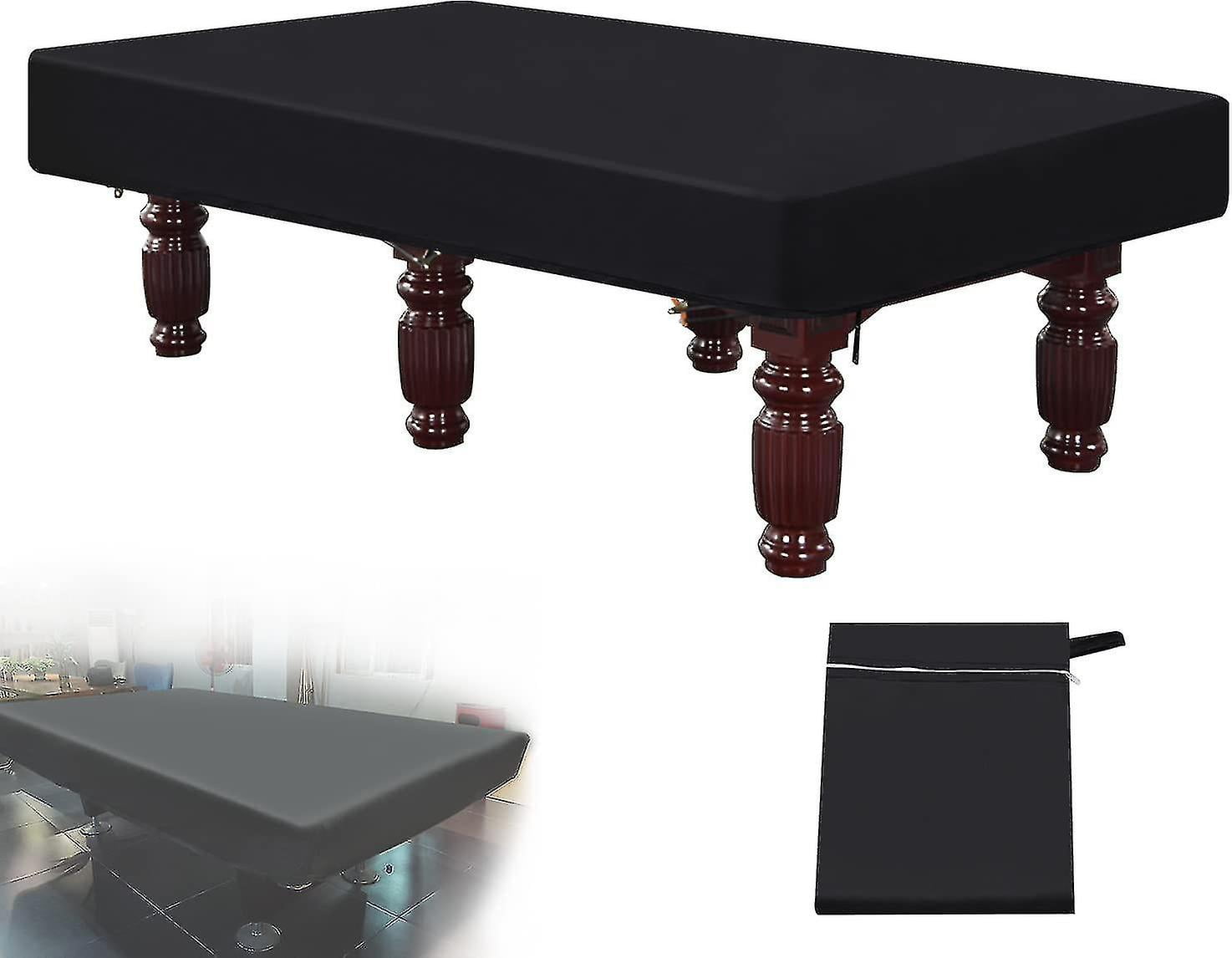 Billiard Pool Table Cover, 7/8/9 Foot Pool Table Cover, Waterproof ...