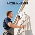 2360° view wireless outdoor security camera, solar-powered home ...
