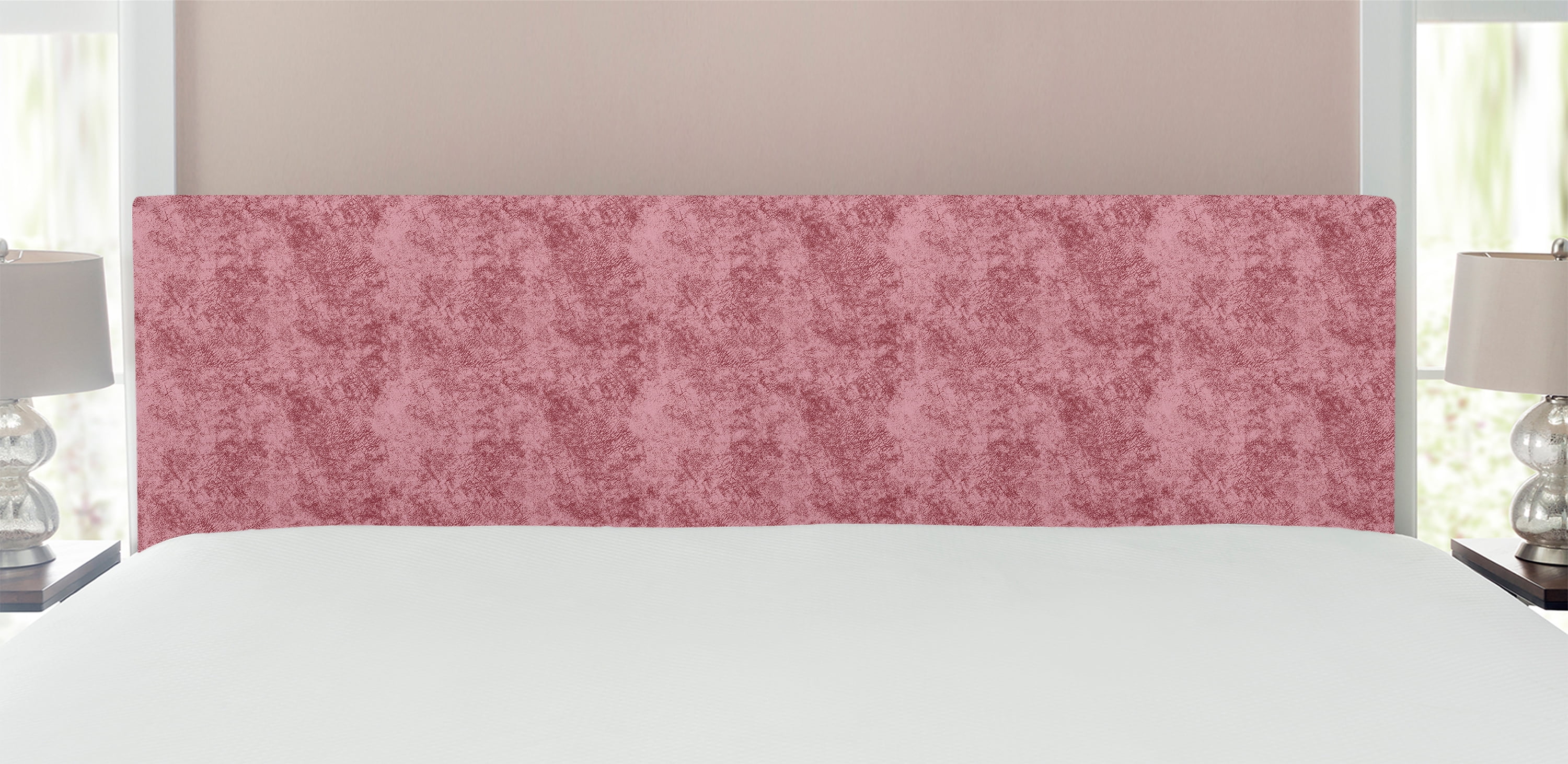Faux Suede Headboard, Digitally Printed Distressed Texture, Upholstered ...