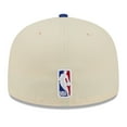 Men's New Era Cream/Blue New York Knicks 2025/26 City Edition 59FIFTY ...