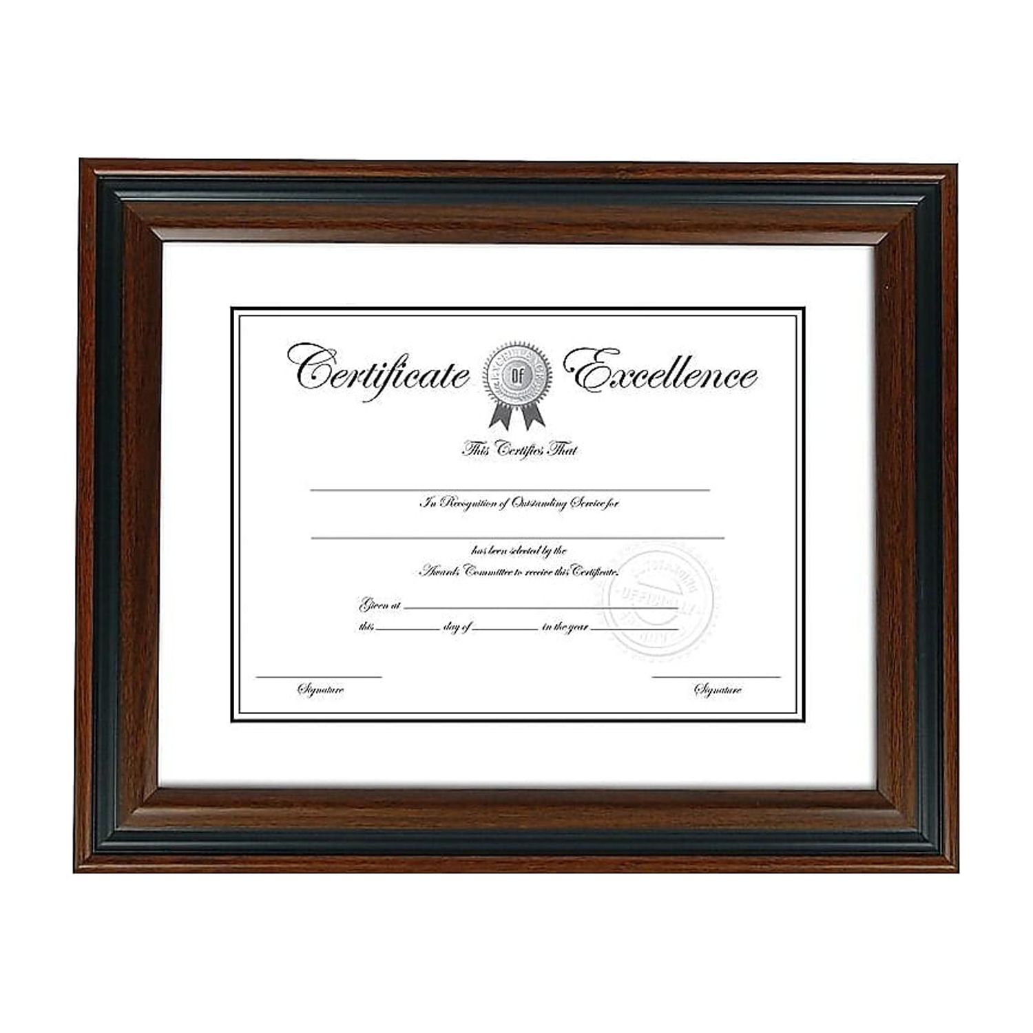 MyOfficeInnovations Plastic Certificate Frame (53129/20190) 810900 ...