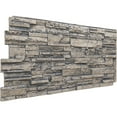 Ekena Millwork 48 5/8"W x 24 3/4"H x 1 1/4"D Cascade Stacked Stone ...