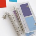 Photo Album Protector, 3.94x7.76" PVC Cover 6-Ring Design for Cards ...