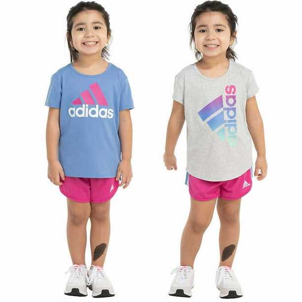 Adidas Girls' 3-piece Set Blue 6 - Walmart.com