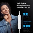 Wired Earbuds with Microphone, Wired Earphones in Ear Headphones HiFi ...