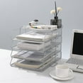 DOMNGW Sturdy Versatile and Functional A4 Desktop Document Organizer ...
