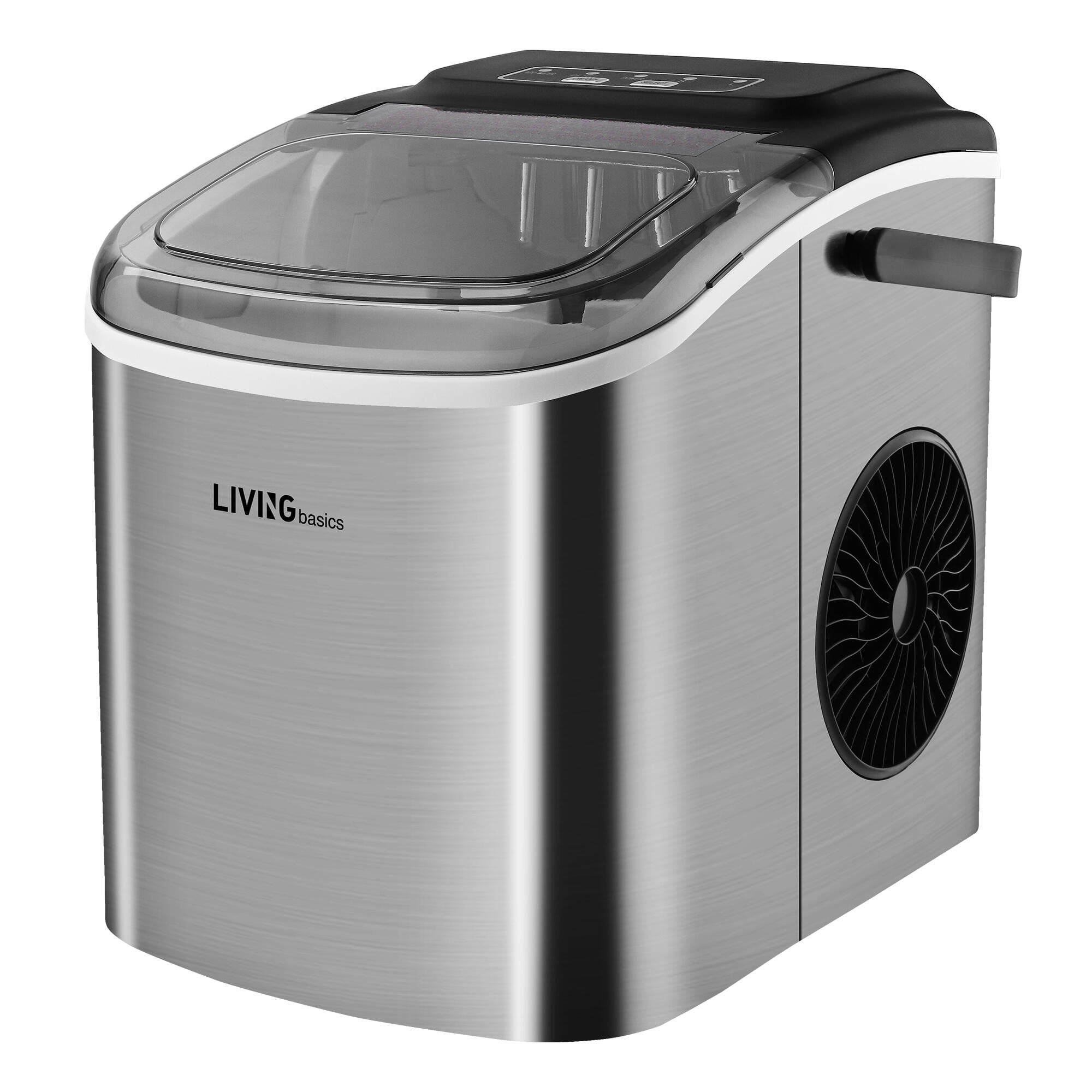 Portable Ice Maker with Handle, 26Lbs/24H Auto-Clean Countertop Ice ...