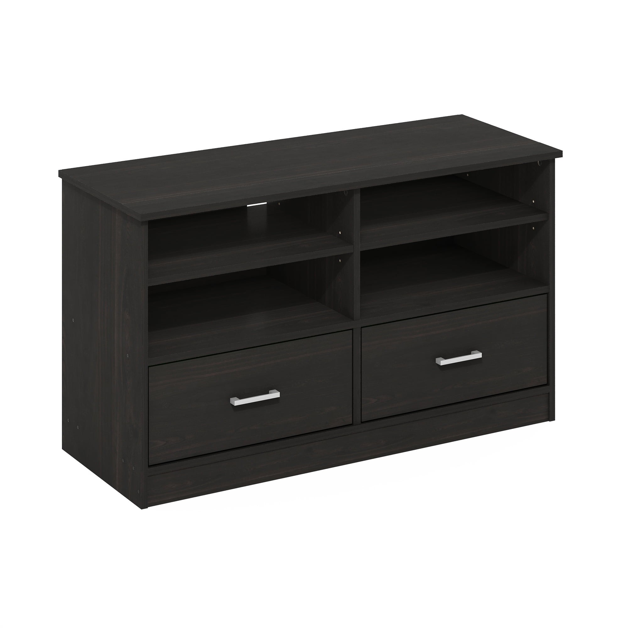 Furinno Jensen TV Stand with Drawer, Espresso - Walmart.com