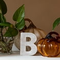 On the Surface Rustic Letter B - 4 Whitewash Wood Finish - Walmart.com