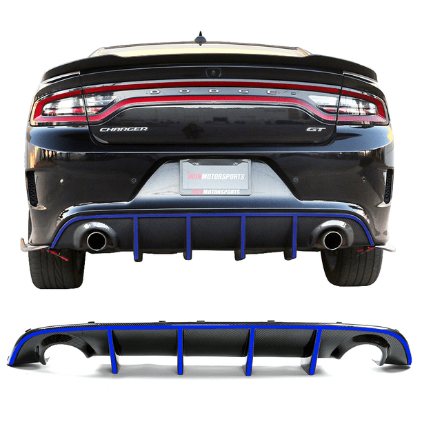 Ikon Motorsports Compatible with 15-23 Dodge Charger SRT OE Style Rear ...