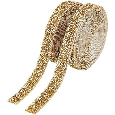 3 Yards Crystal Rhinestone Ribbon Bling Ribbon Wrap Sparkling ...