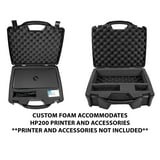 CASEMATIX TOUGH Printer Carry Case Custom Designed to fit HP Officejet ...