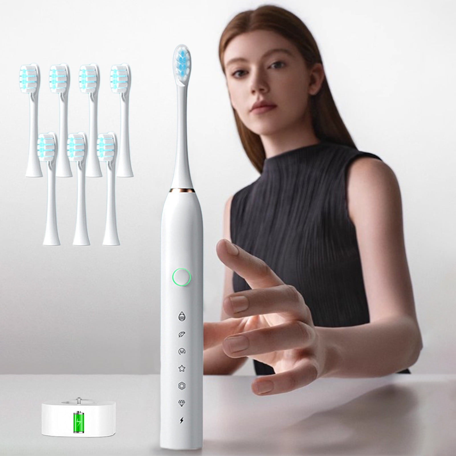Click here for Vacemry Under $5 Electric Toothbrush Pro  8 Brush... prices