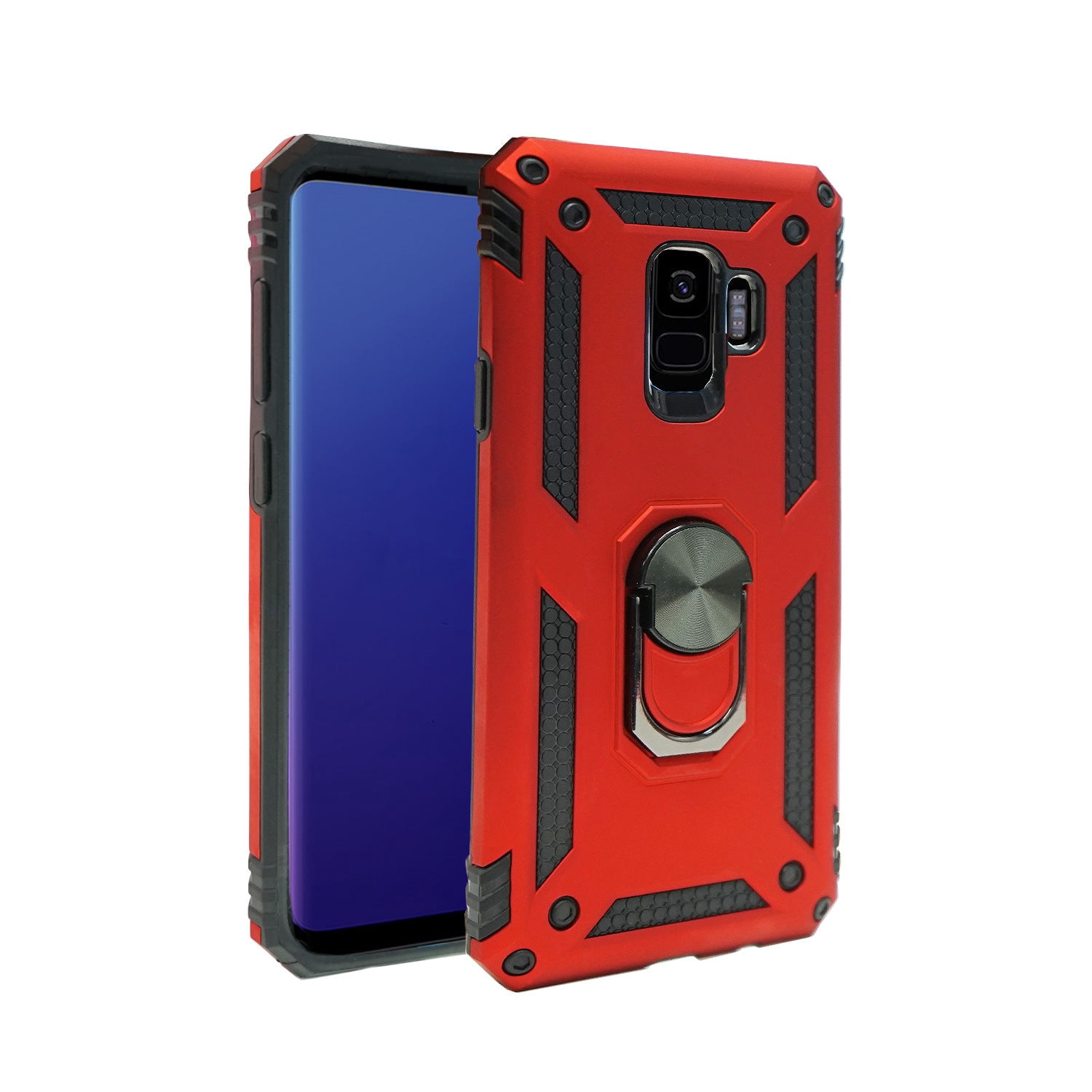 Samsung Galaxy S9 Case - Heavy-Duty, Ring Holder - Walmart.com