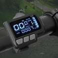Electric Bike Instrument Panel 24V 36V 48V Lcd Display With 6 Pins ...