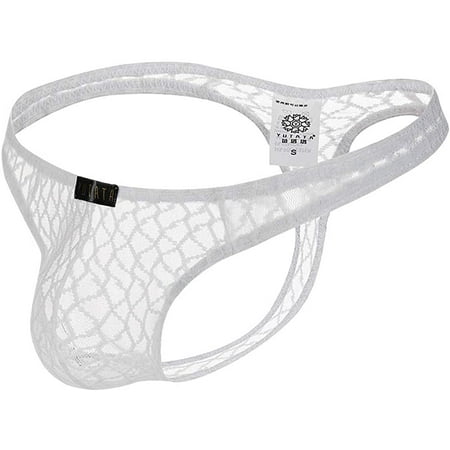 Mens See Through Lace Bikini Thongs T-Back Underpanty Sex Play Sexy ...