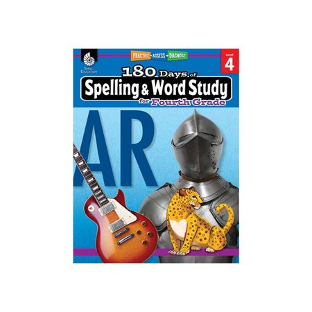 Shell Education SEP28632 180 Days of Spelling & Word Study, Grade 4 ...