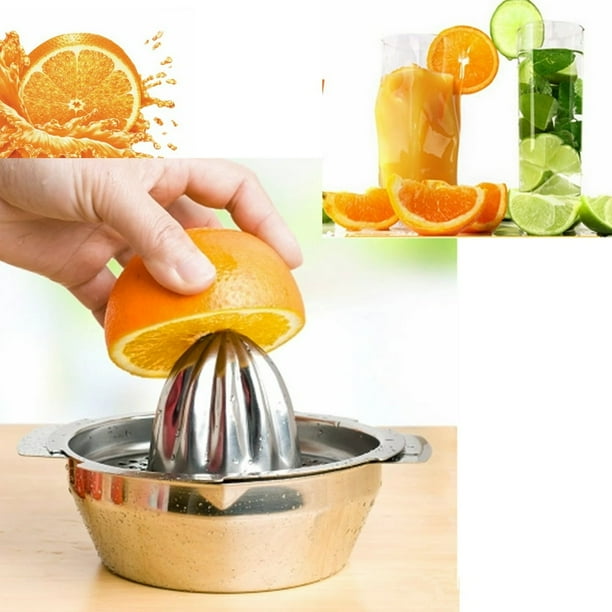 Stainless Steel Lemon Lime Squeezer Kitchen Manual Citrus Press Juicer ...