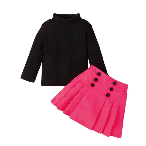 Boiiwant Kids Girls Spring Skirt Set 6M 1T 2T 3T 4T 5T Long Sleeve ...
