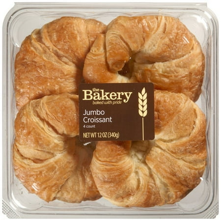 The Bakery at Walmart Jumbo Croissants, 4 ct, 12 oz – BrickSeek