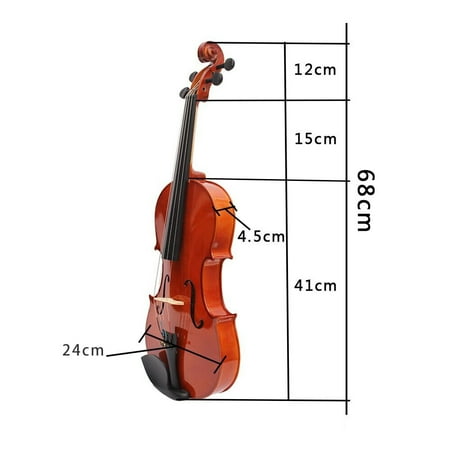 4/4 Full Size Solid Maple Viola of 16 Inch with Case Bow Strings ...