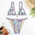 Fulorrnie Sexy Bikini for Women Thong Bathing Suits Retro Boho Style 2 ...