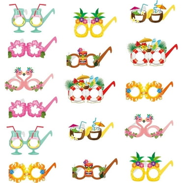 12 Pairs Shutter Glasses Shades Eyeglasses - Neon Color Slotted ...