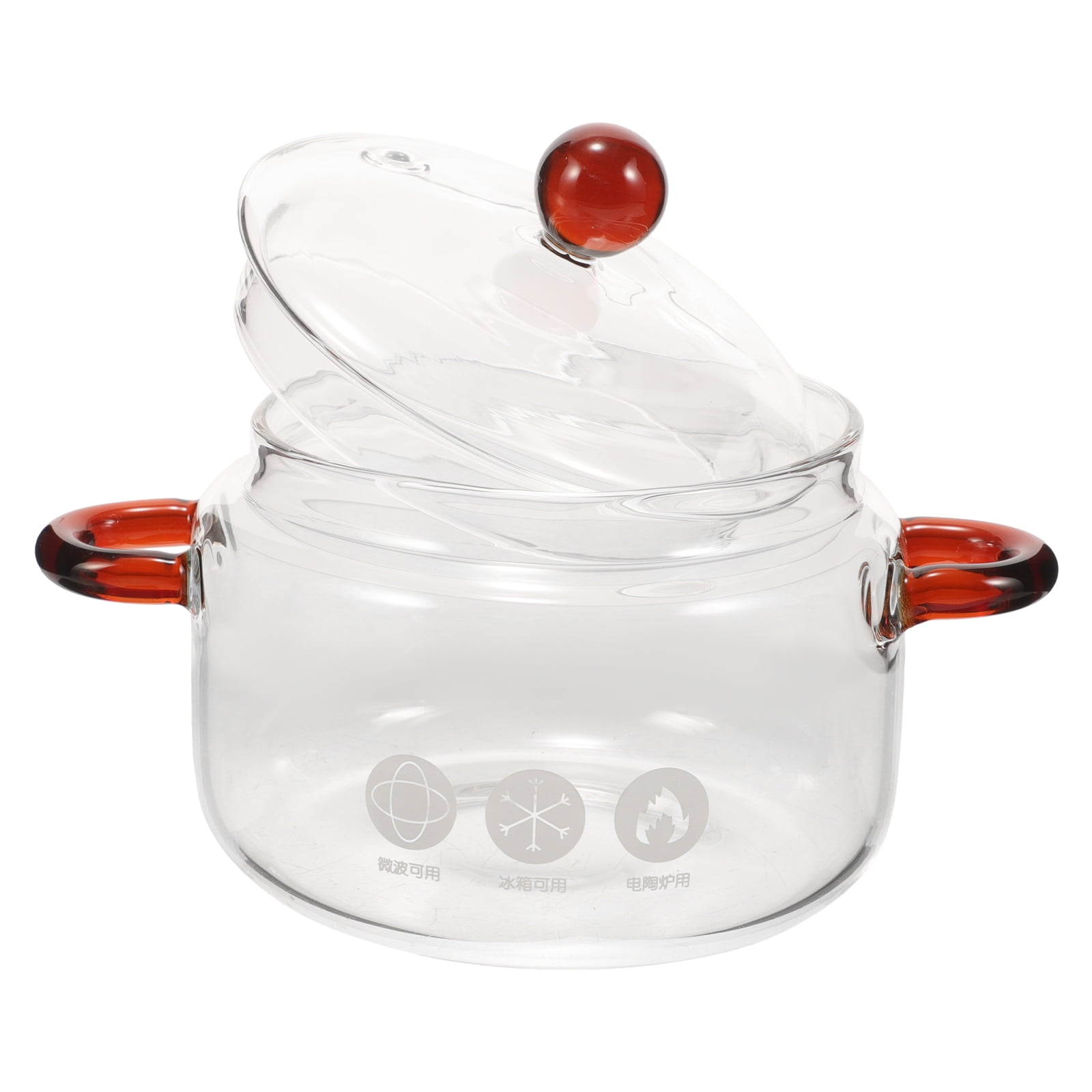 Click here for Etereauty Glass Cooking Pot With Lid Heat Resistan... prices