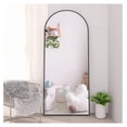 Arch Full Length Mirror - 65"x24" Arched Floor Mirror with Stand ...