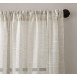Clean Window Anti-Dust Curtain Panel 52x63 Linen, Light Filtering ...