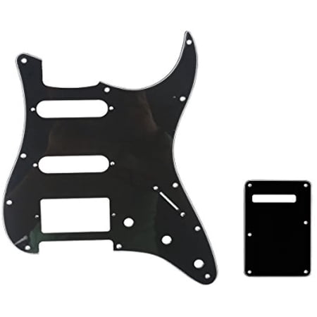 Musiclily SSH 11 Hole Strat Guitar Pickguard and BackPlate Set for ...