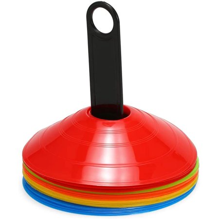 Disc Cone Set Agility Multi Sport Training Space Cones with Plastic ...