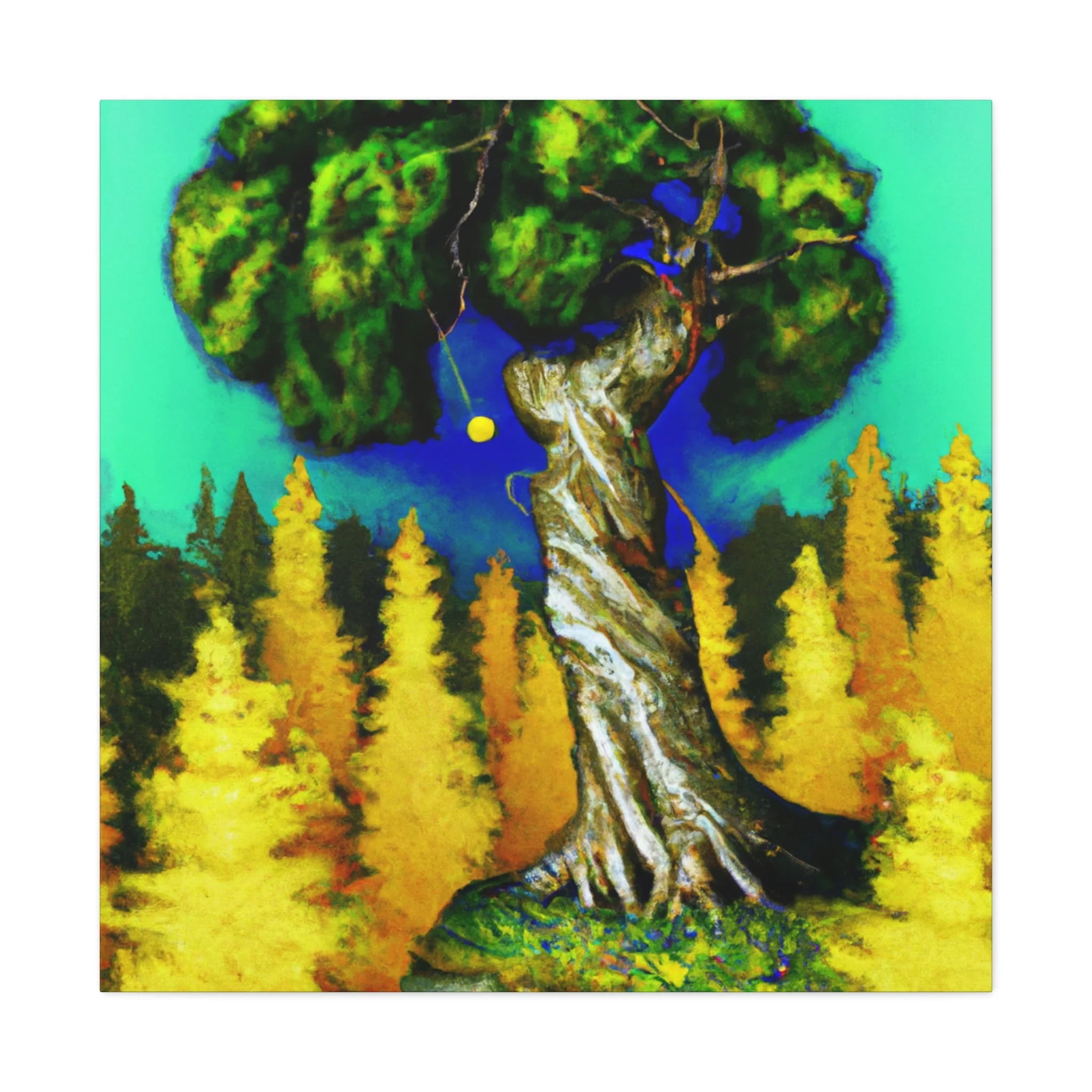 Cedars in Dreamland - Canvas - Walmart.com
